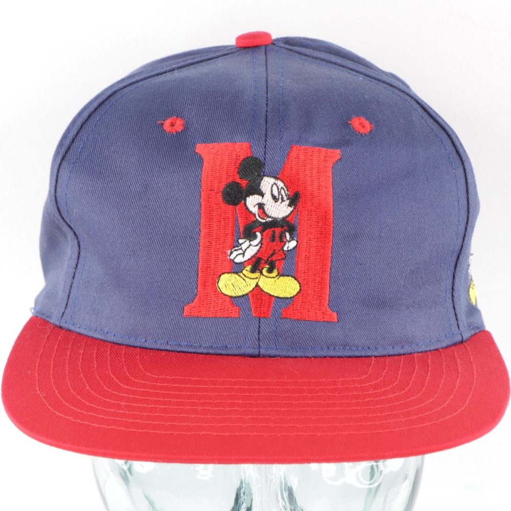 Nos Vintage 90s Disney Mickey Mouse Snapback Hat - Gem
